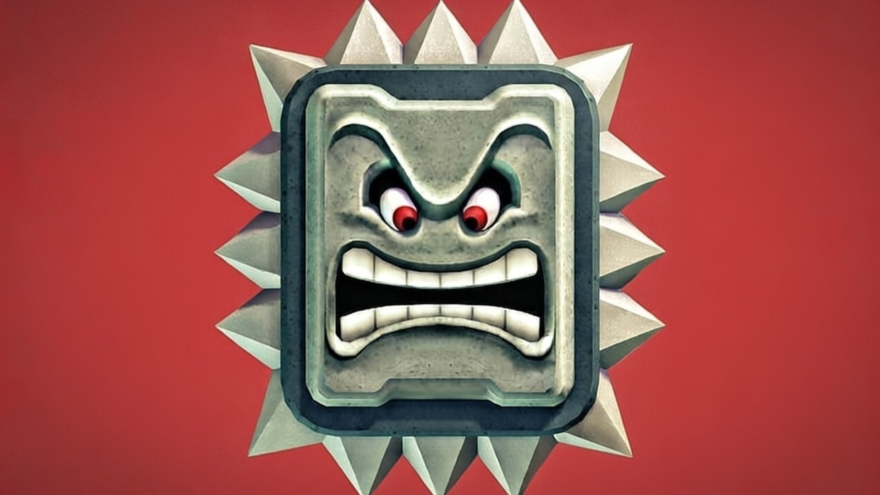 Una rara ilustración muestra a una Roca Picuda de Super Mario que no ...