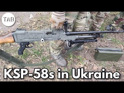 Sweden's KSP-58 Machine Guns In Ukraine - EUROPE SAYS
