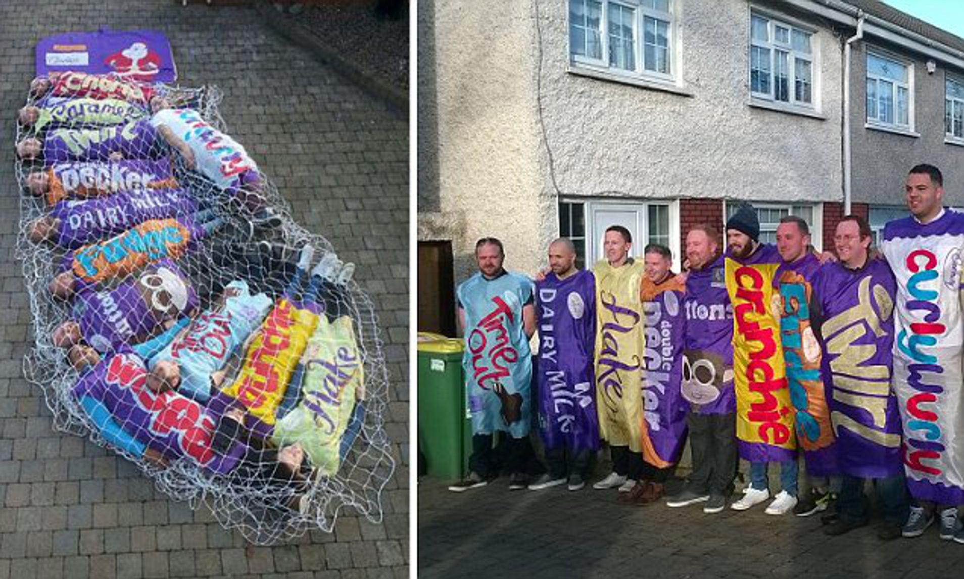 Greatest festive fancy dress EVER? In Dec 2014 , 12 Irish lads dress up ...