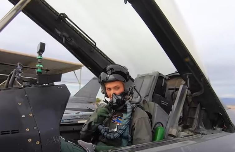 First female Ukrainian pilot flies the F-16. Not allowed to post YT ...