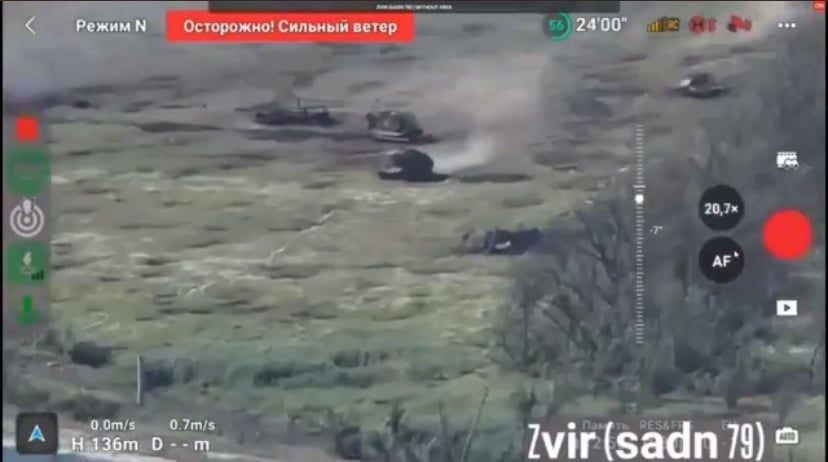 Russian Tank Hits A Mine Causing A Catastrophic Cook Off. - EUROPE SAYS